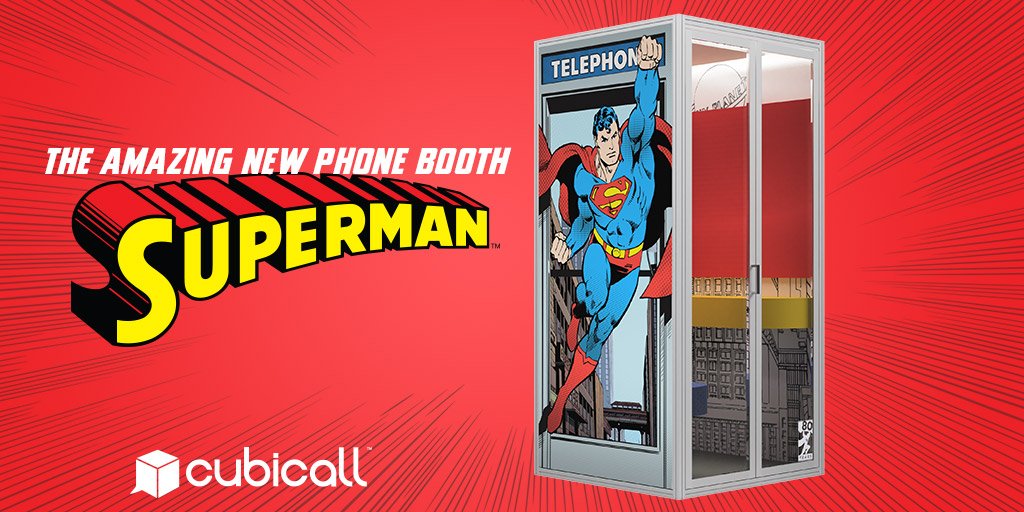 Superman Telephone Booth Comics