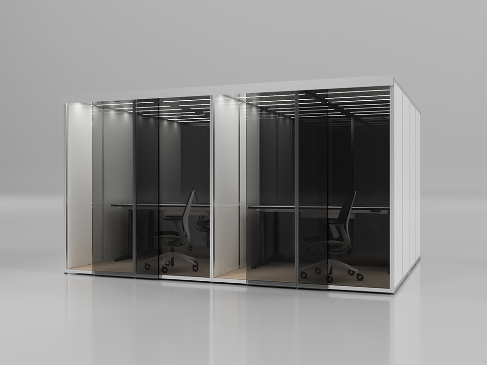 Custom Workspaces - Prefab Modular Office Privacy from Cubicall - Made ...