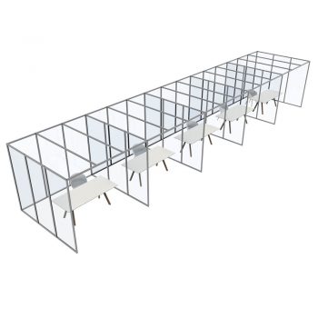 Custom Workspaces - Prefab Modular Office Privacy from Cubicall - Made ...