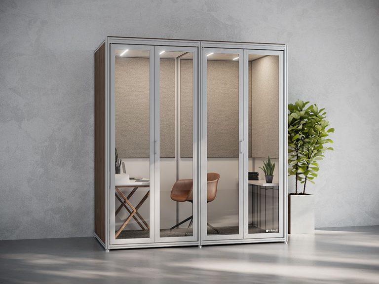 Phone Booth - Prefab Modular Office Privacy from Cubicall - Made in USA