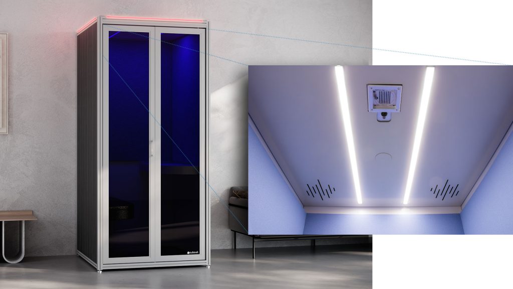 UV Phone Booth - Automated Disinfection Phone Booth for Offices