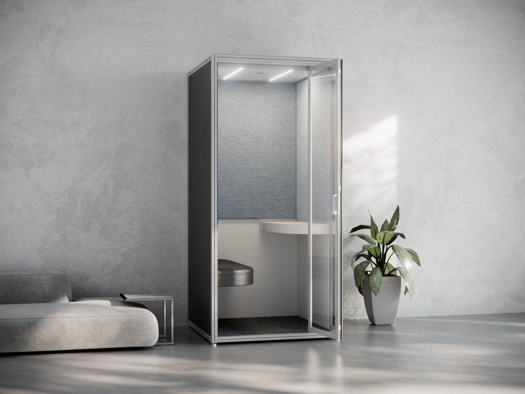 Phone Booth - Prefab Modular Office Privacy from Cubicall - Made in USA