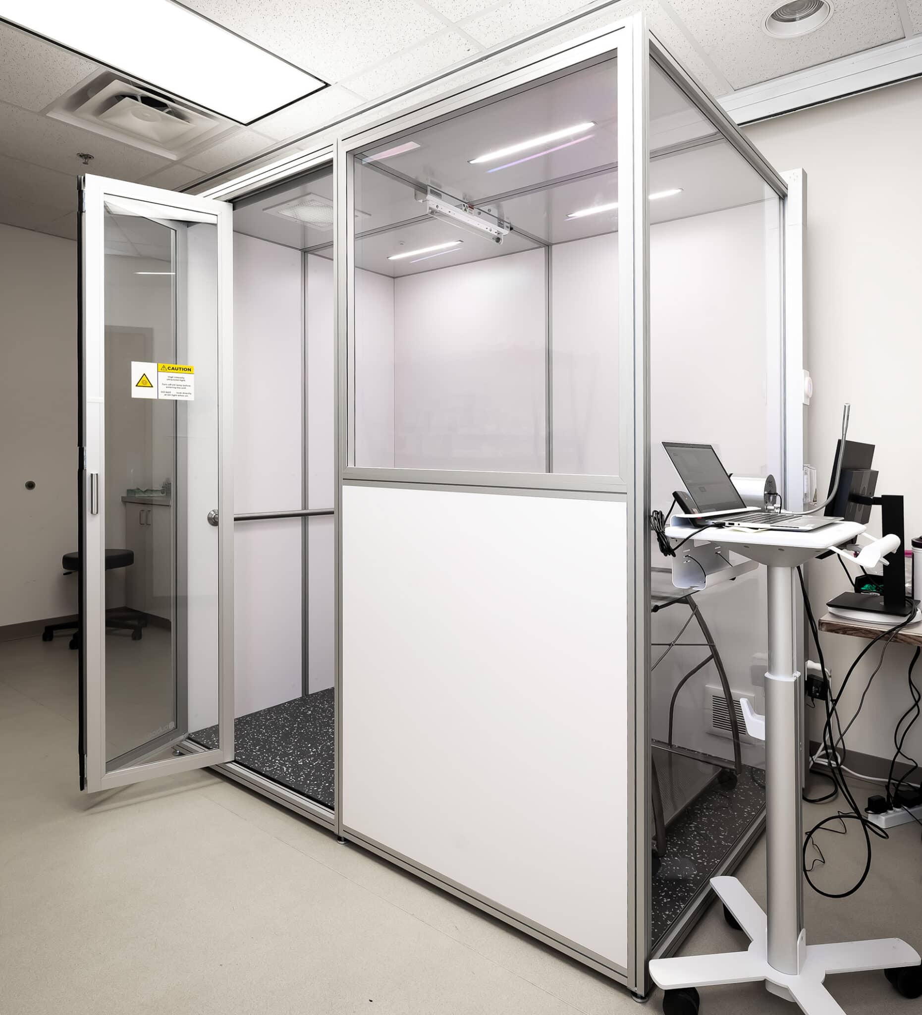 Prefabricated ISO Class 8 Cleanroom Exam Pod - Made in the USA - Cubicall